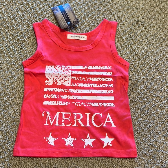 Shirts & Tops | Little Kids Merica Tank | Poshmark